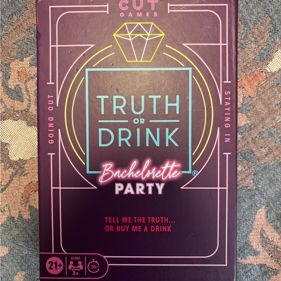 Cut Games | Party Supplies | Truth Or Drink Bachelorette Party Game ...